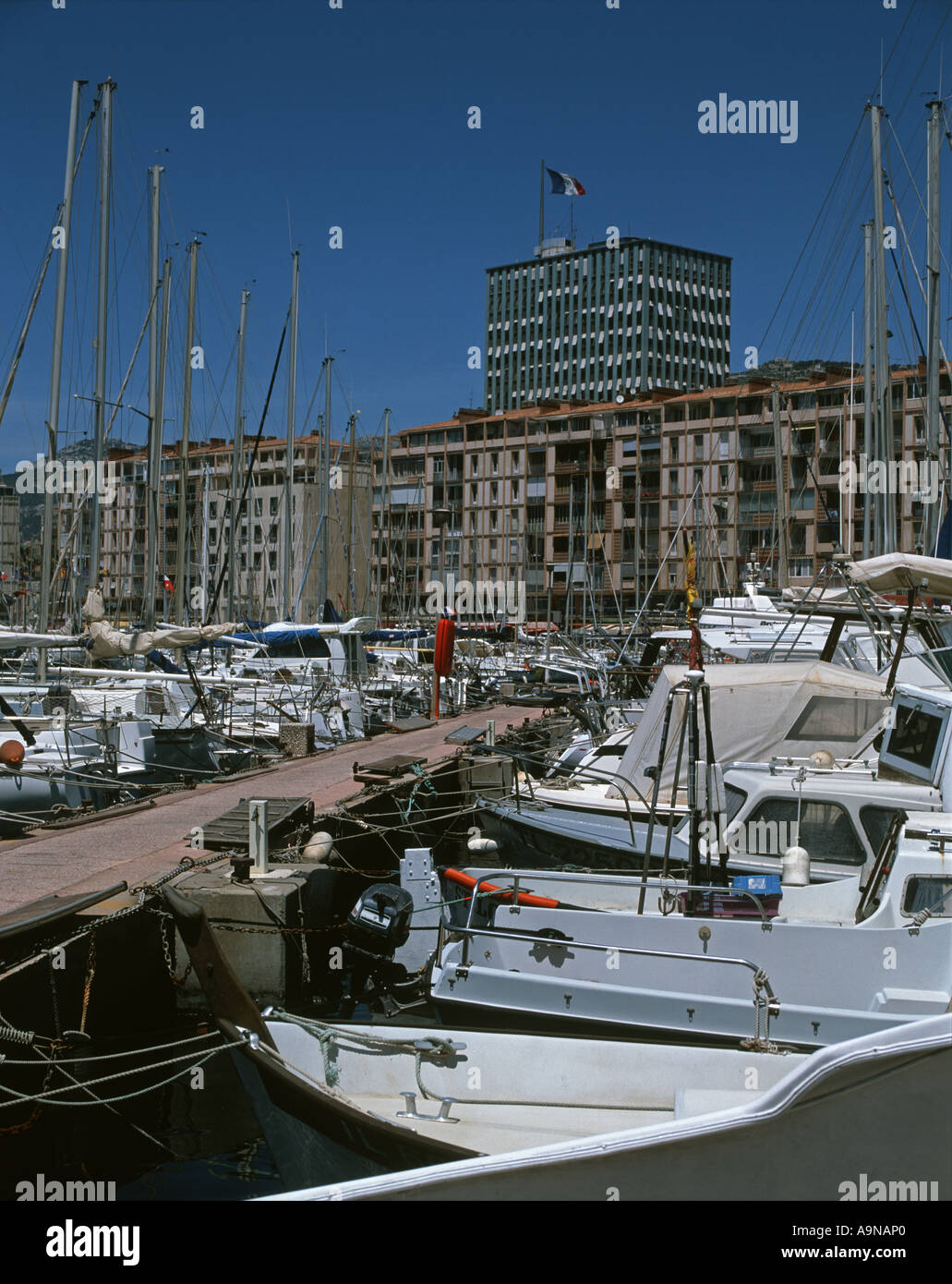 The harbour at Toulon in the Var Provence Côte d Azur France Stock ...