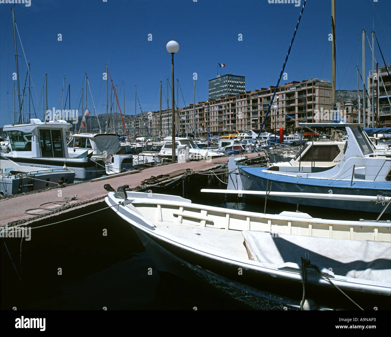 The harbour at Toulon in the Var Provence Côte d Azur France Stock ...