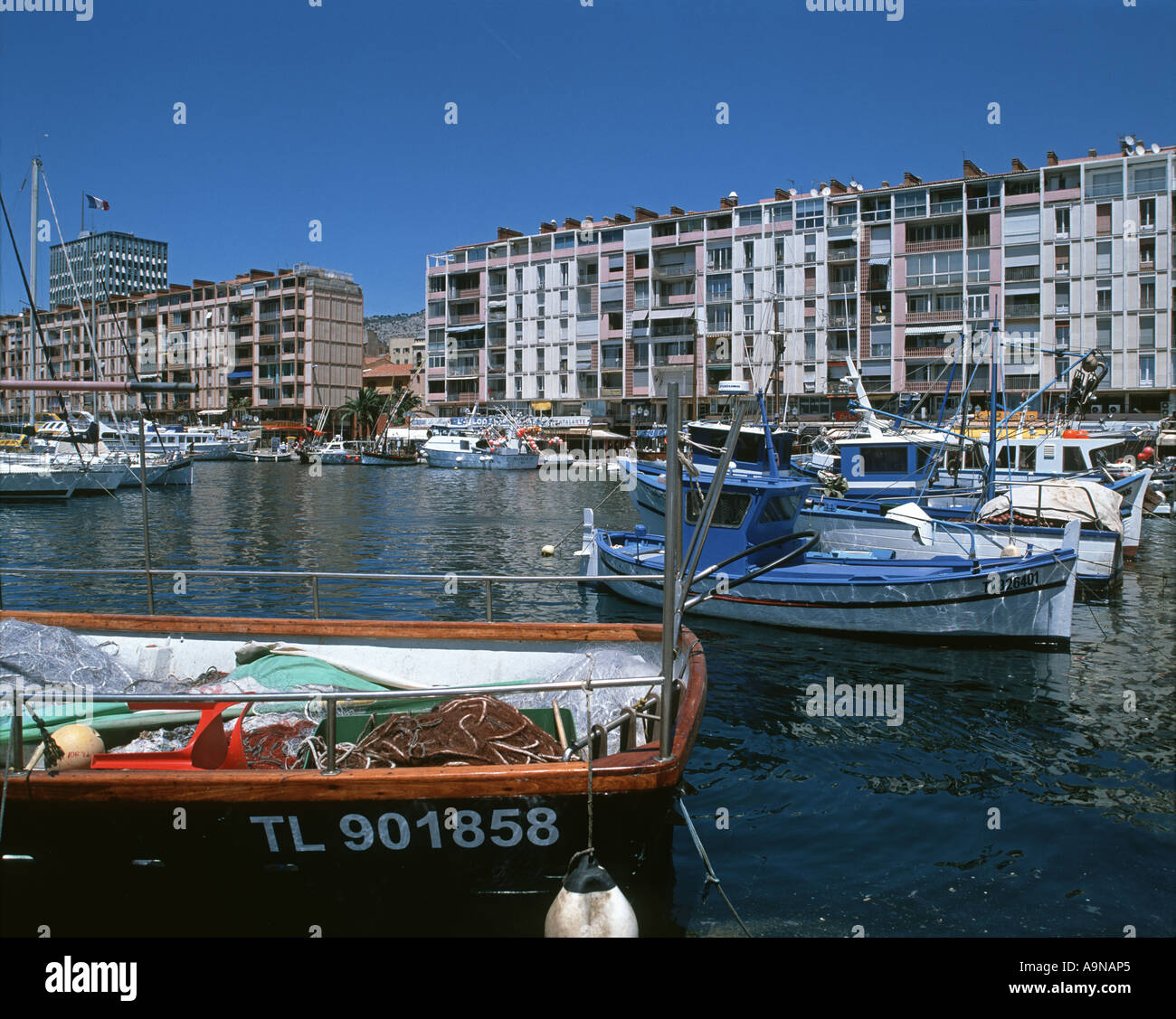 The harbour at Toulon in the Var Provence Côte d Azur France Stock ...