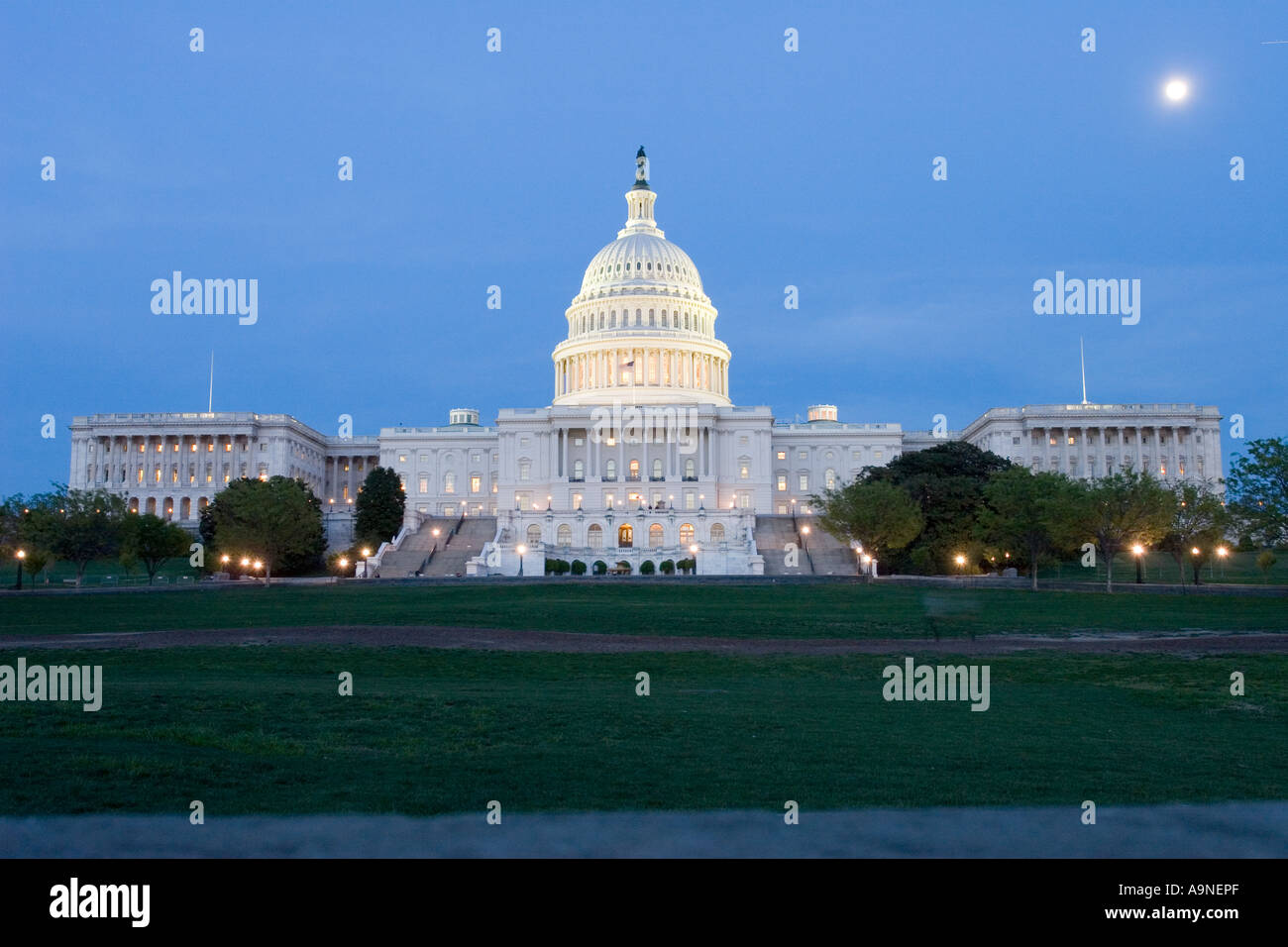 Moon rise dome hi-res stock photography and images - Alamy