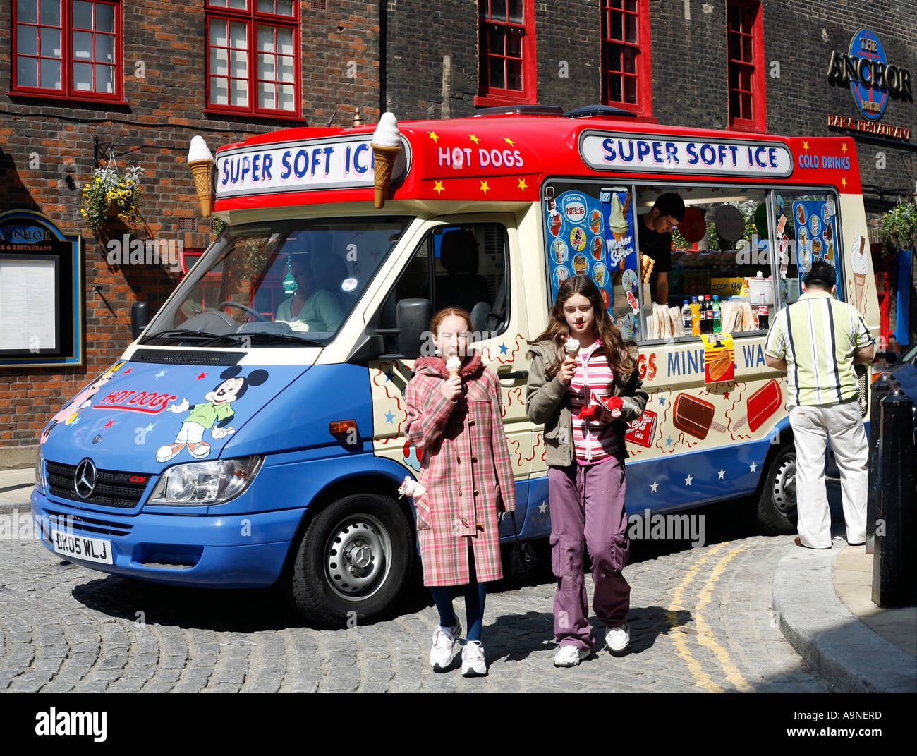 Mr Softee Ice Cream Seller Stock Photo - Alamy