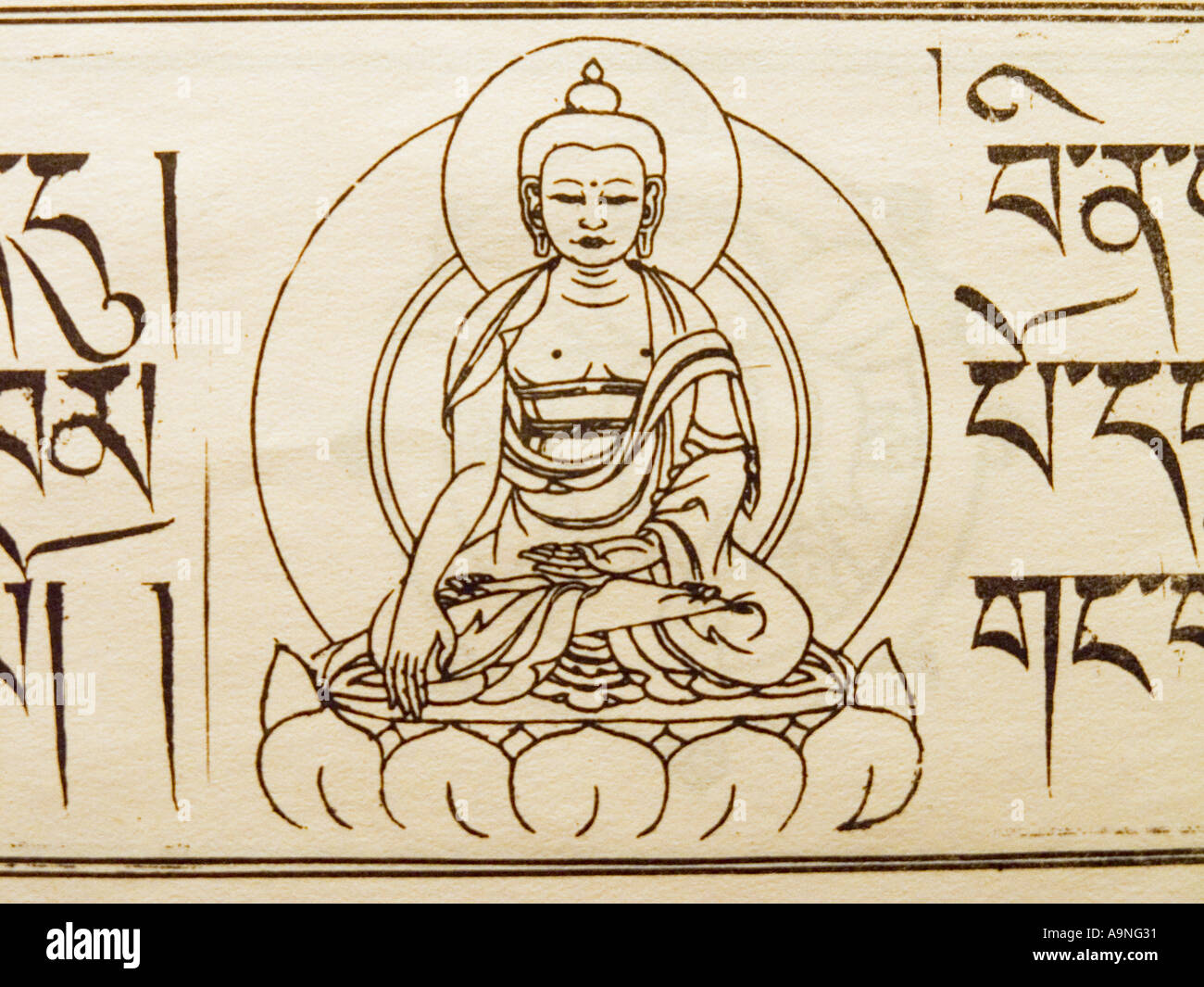 Ancient Buddhist Drawing