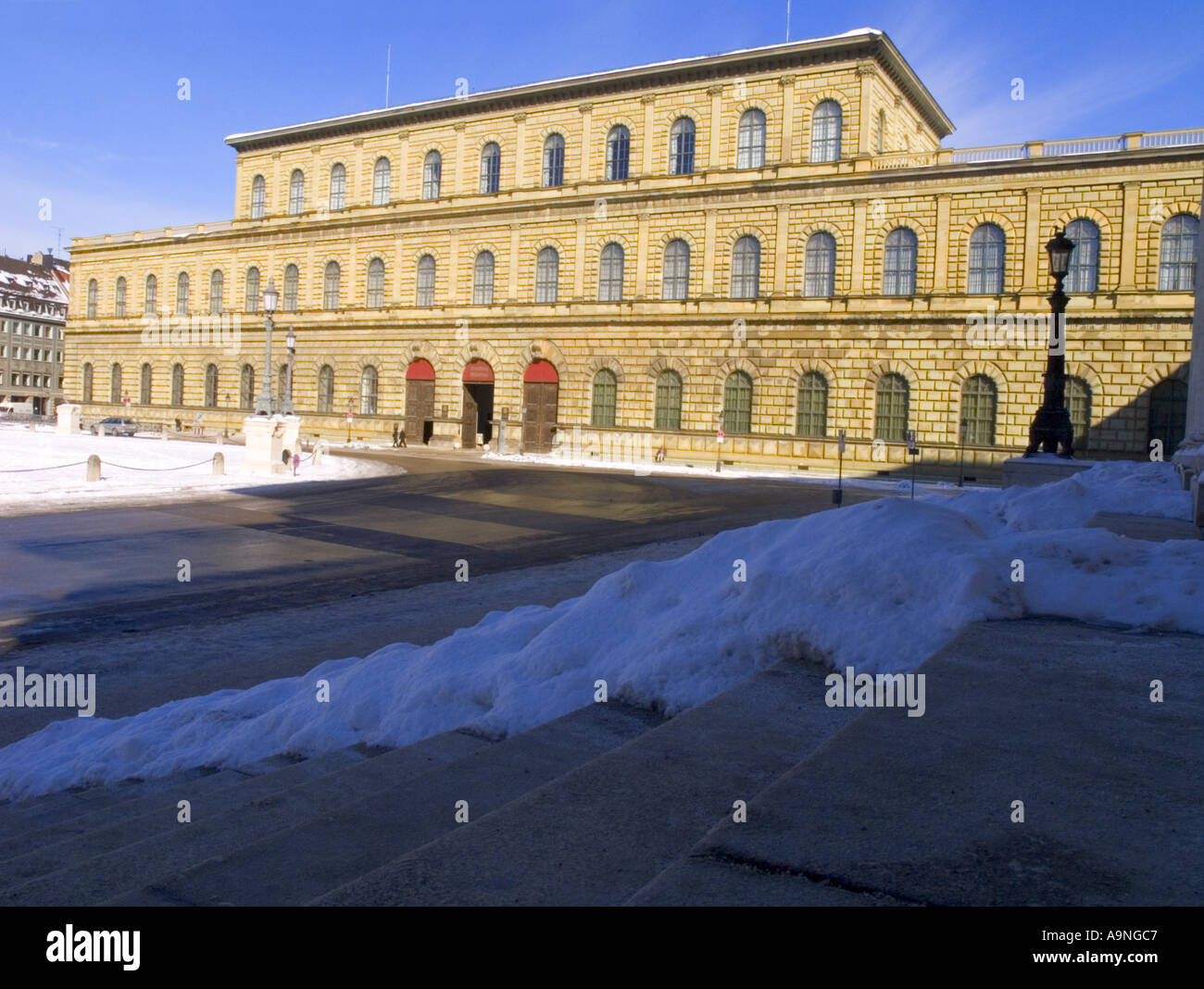 Residenz residence museum palace Max Joseph Platz Maxjosephplatz Munich ...
