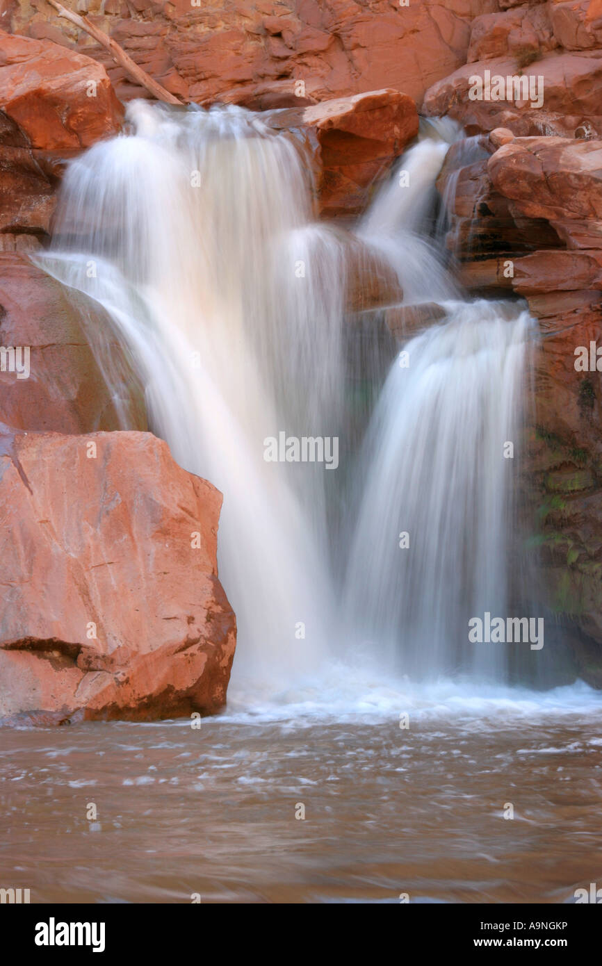 Fremont river waterfall capitol reef hi-res stock photography and ...