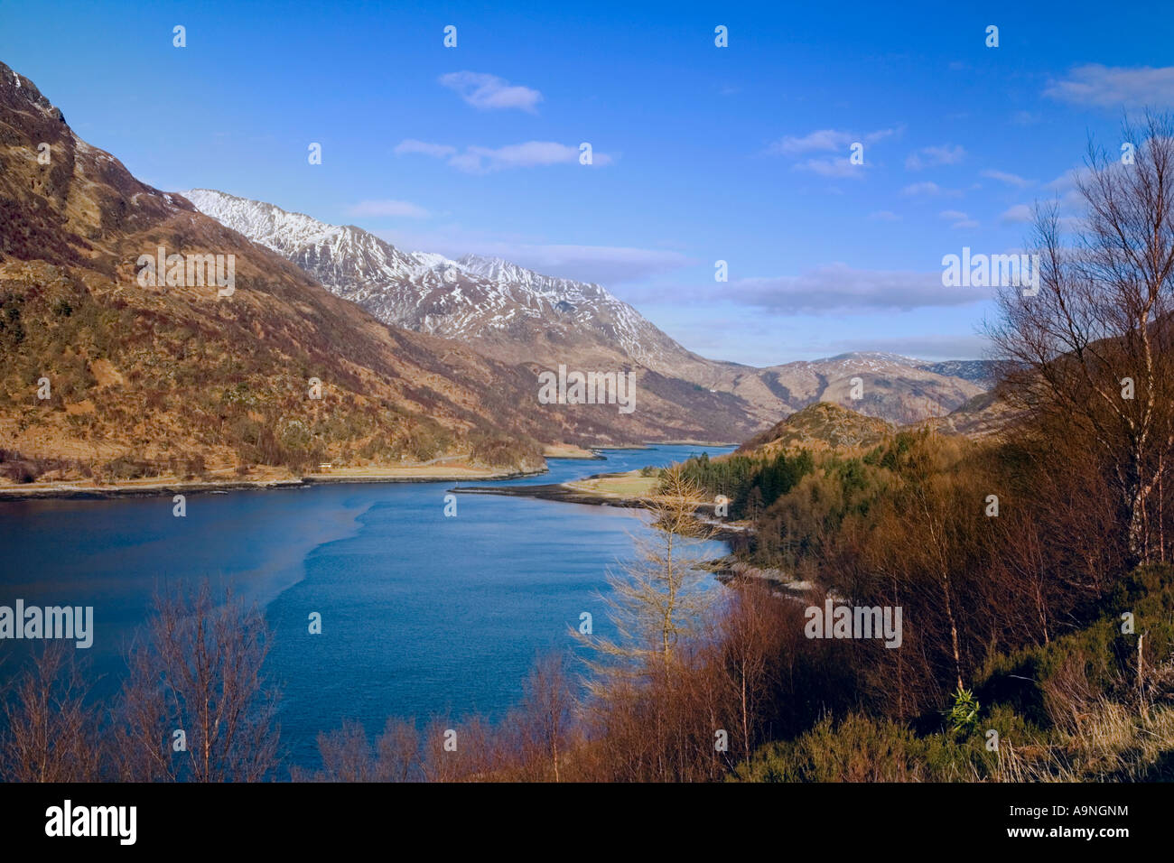 Loch Leven in winter, Lochaber, Scotland Stock Photo - Alamy