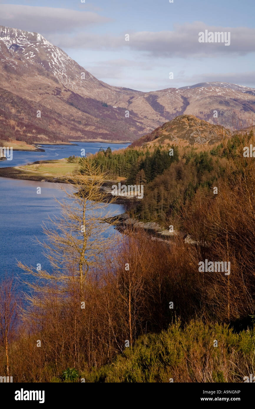 Loch Leven in winter, Lochaber, Scotland Stock Photo - Alamy