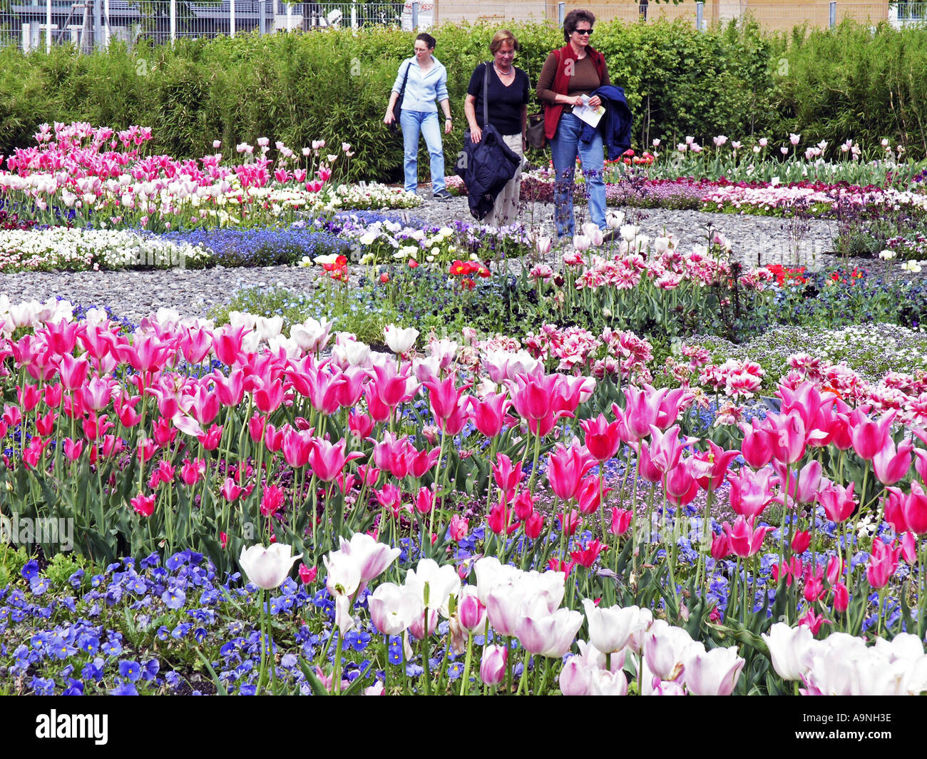 Bundesgartenschau Garden Show exhibition in Munich Germany Europe Stock ...