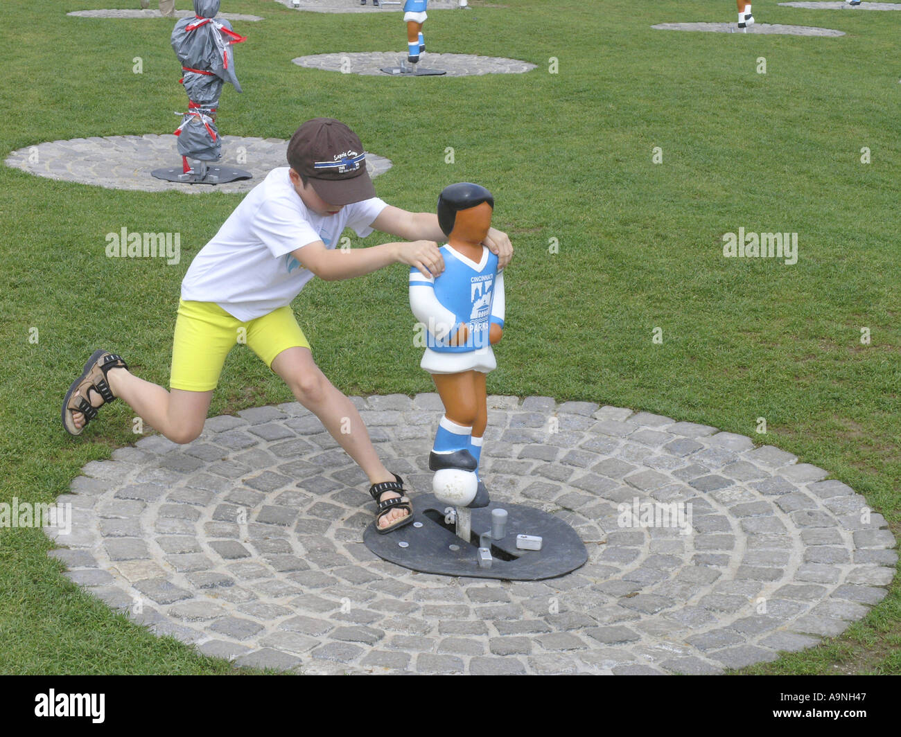 Human figure soccer player in hi-res stock photography and images - Alamy