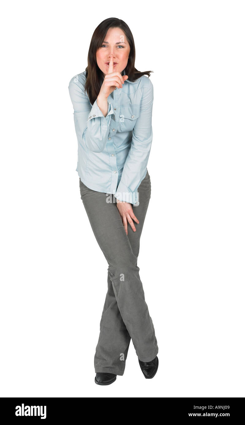 Shhh be quiet Cut Out Stock Images & Pictures - Alamy