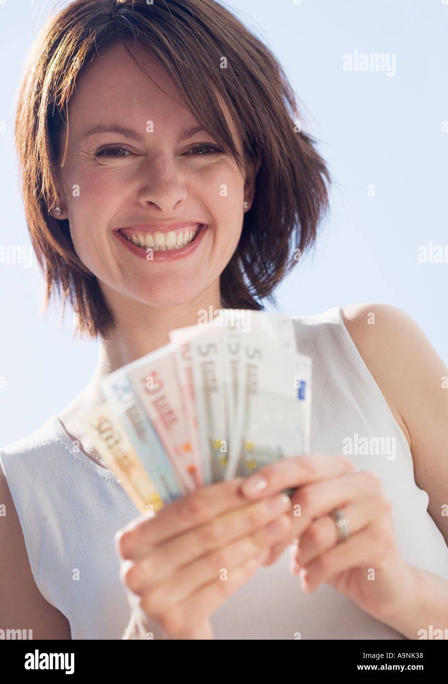 Variety of euro notes hi-res stock photography and images - Alamy