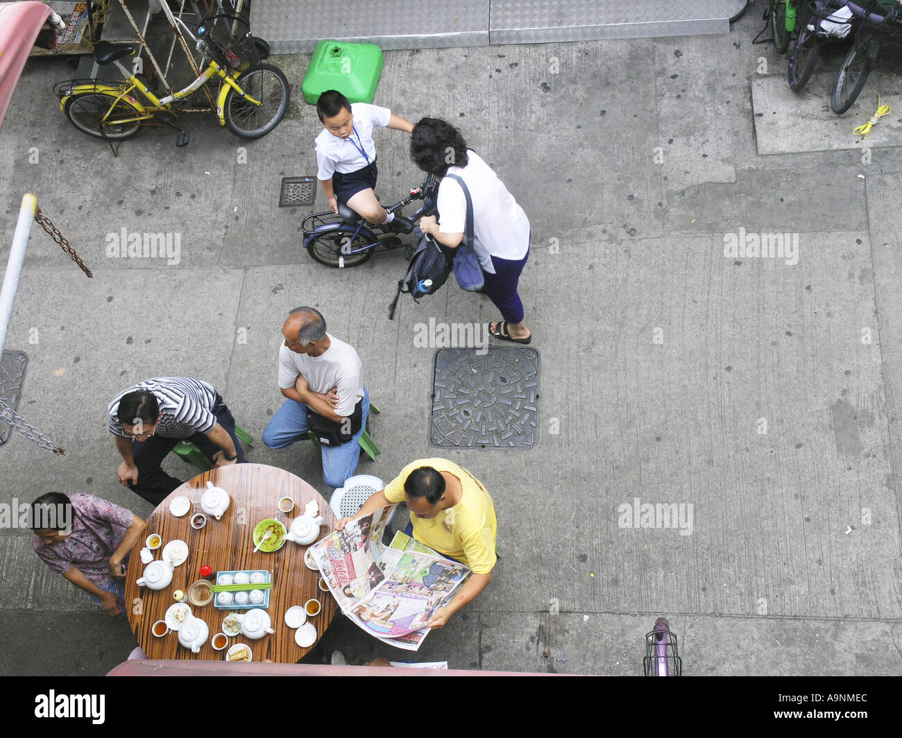 Dim Sum Dimsum restaurant in Cheung Chau island Hong Kong China Stock ...