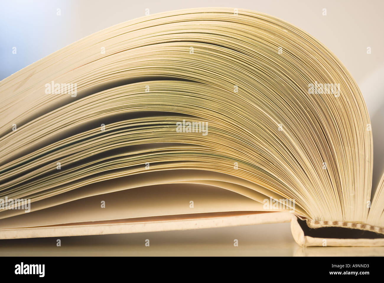 Closeup of an open book Stock Photo - Alamy