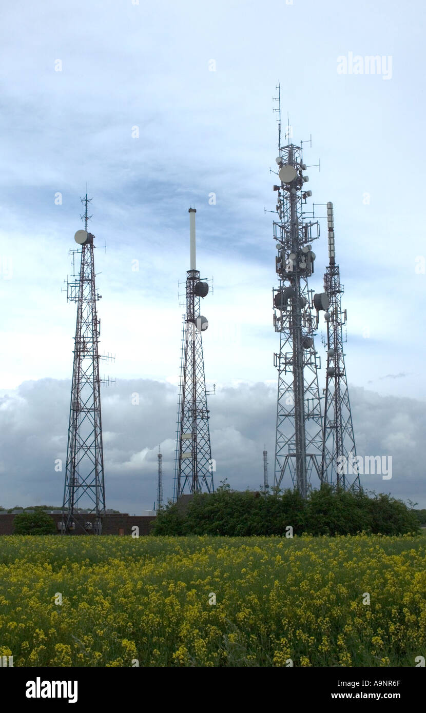 Mobile phone masts Stock Photo - Alamy