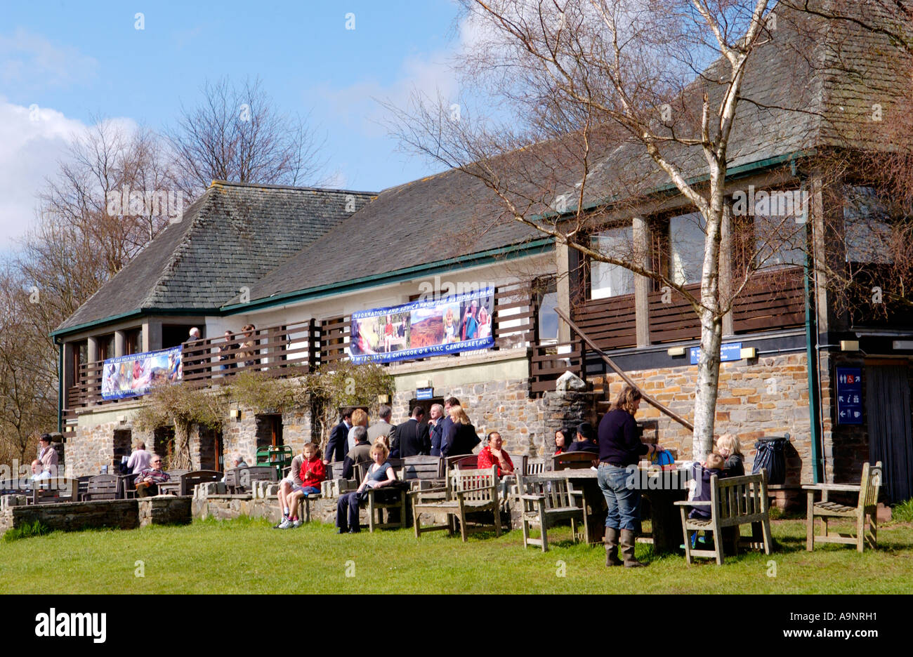 Exterior of Brecon Beacons National Park Visitor Centre Libanus Powys ...