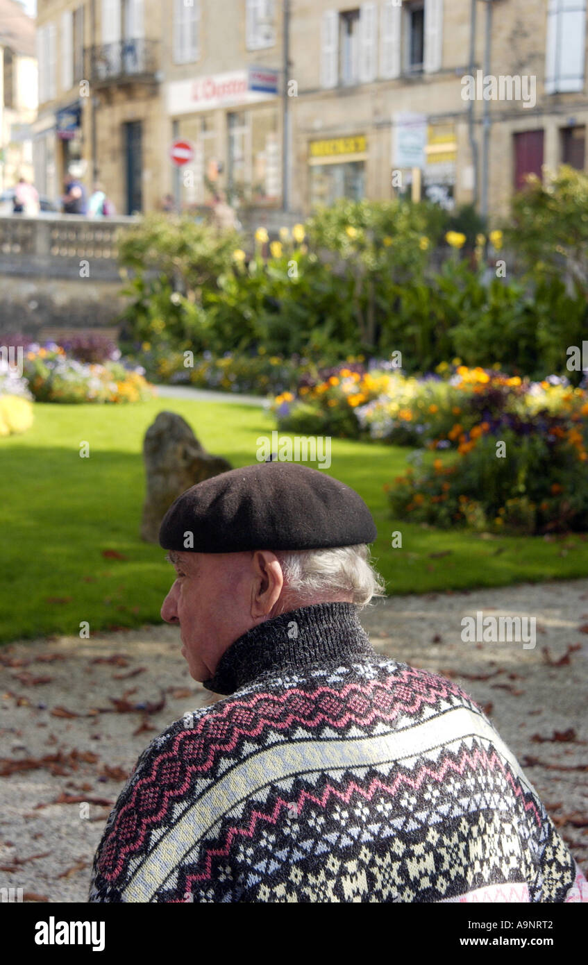 Elderly French Man Stock Photo - Alamy
