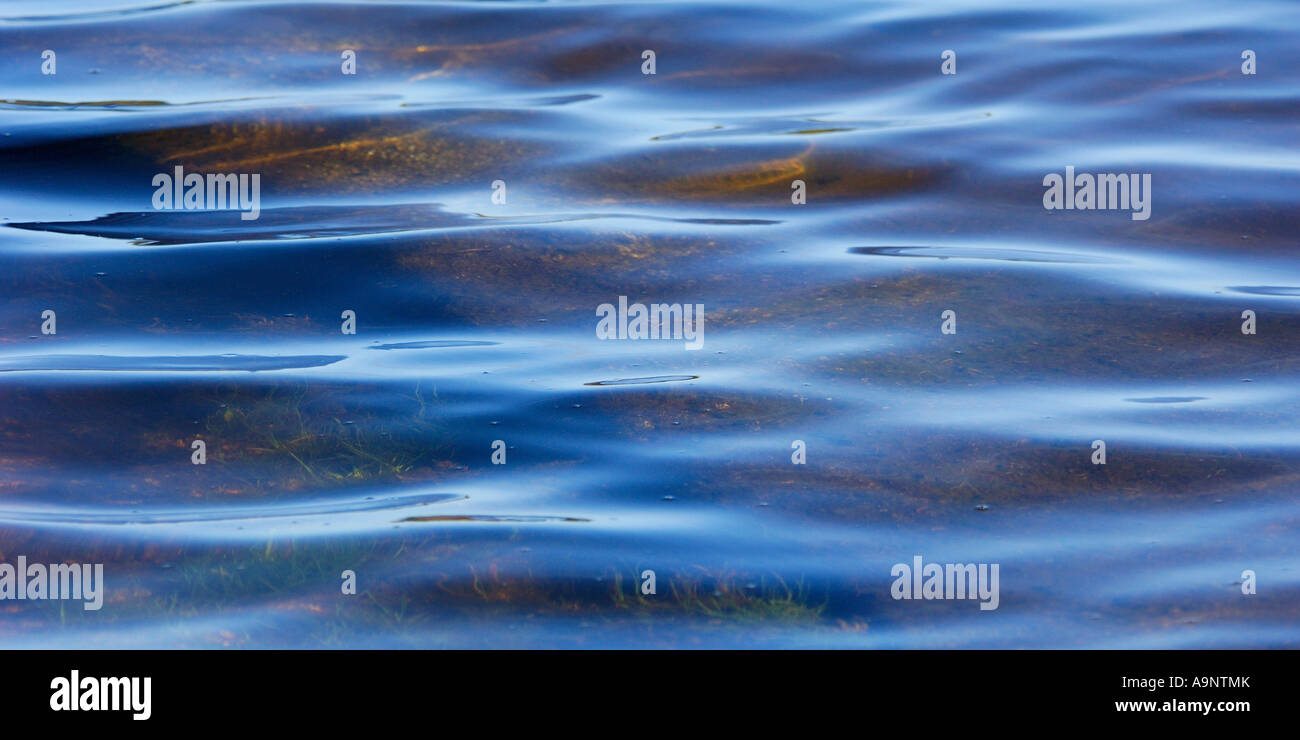 Lovely close up abstract study of ripples on a lake frozen in time and ...