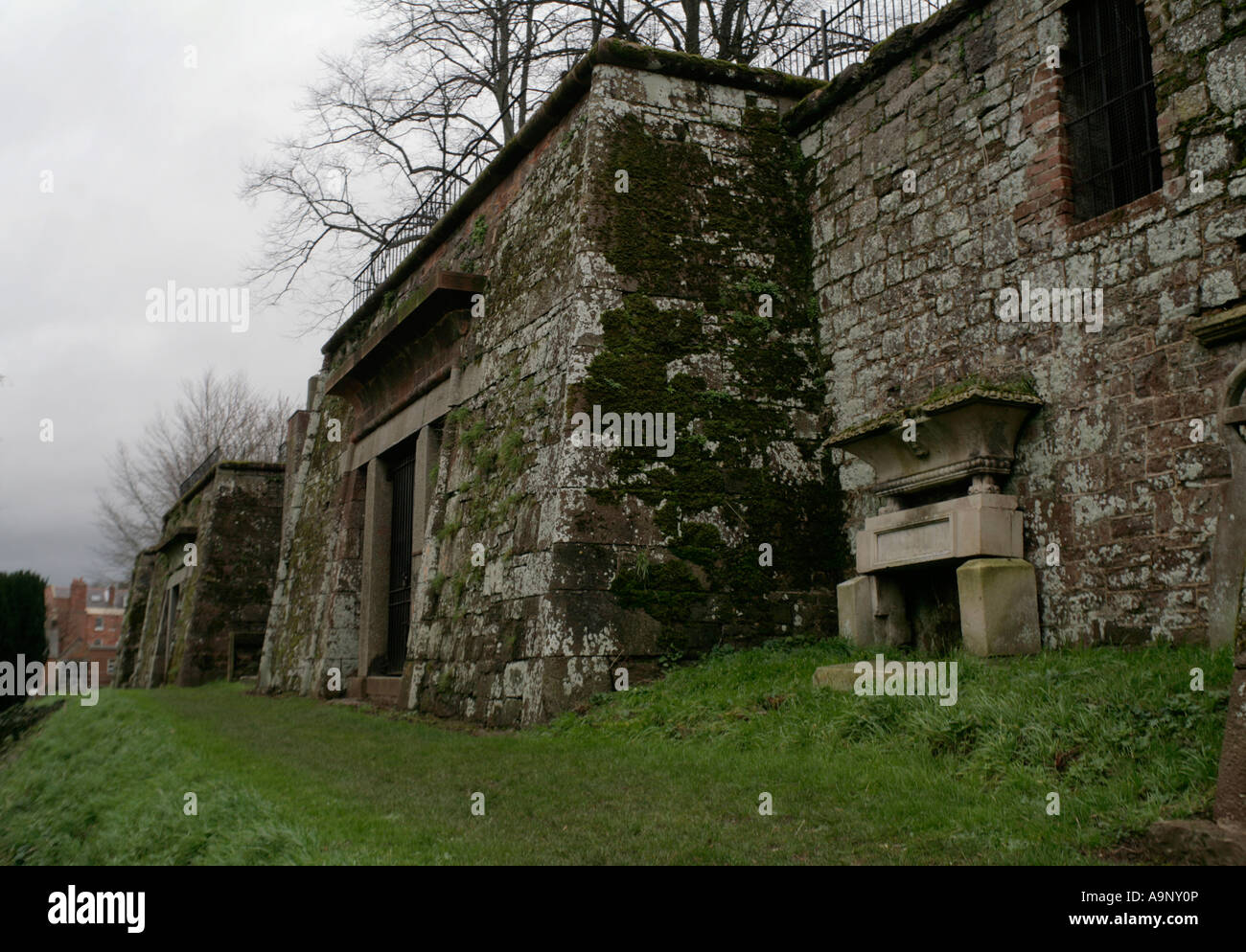 catacombs exeter devon england cemetery Stock Photo - Alamy