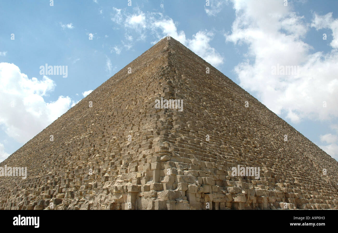 The Great Pyramid of Cheops, Giza, Cairo, Egypt Stock Photo - Alamy