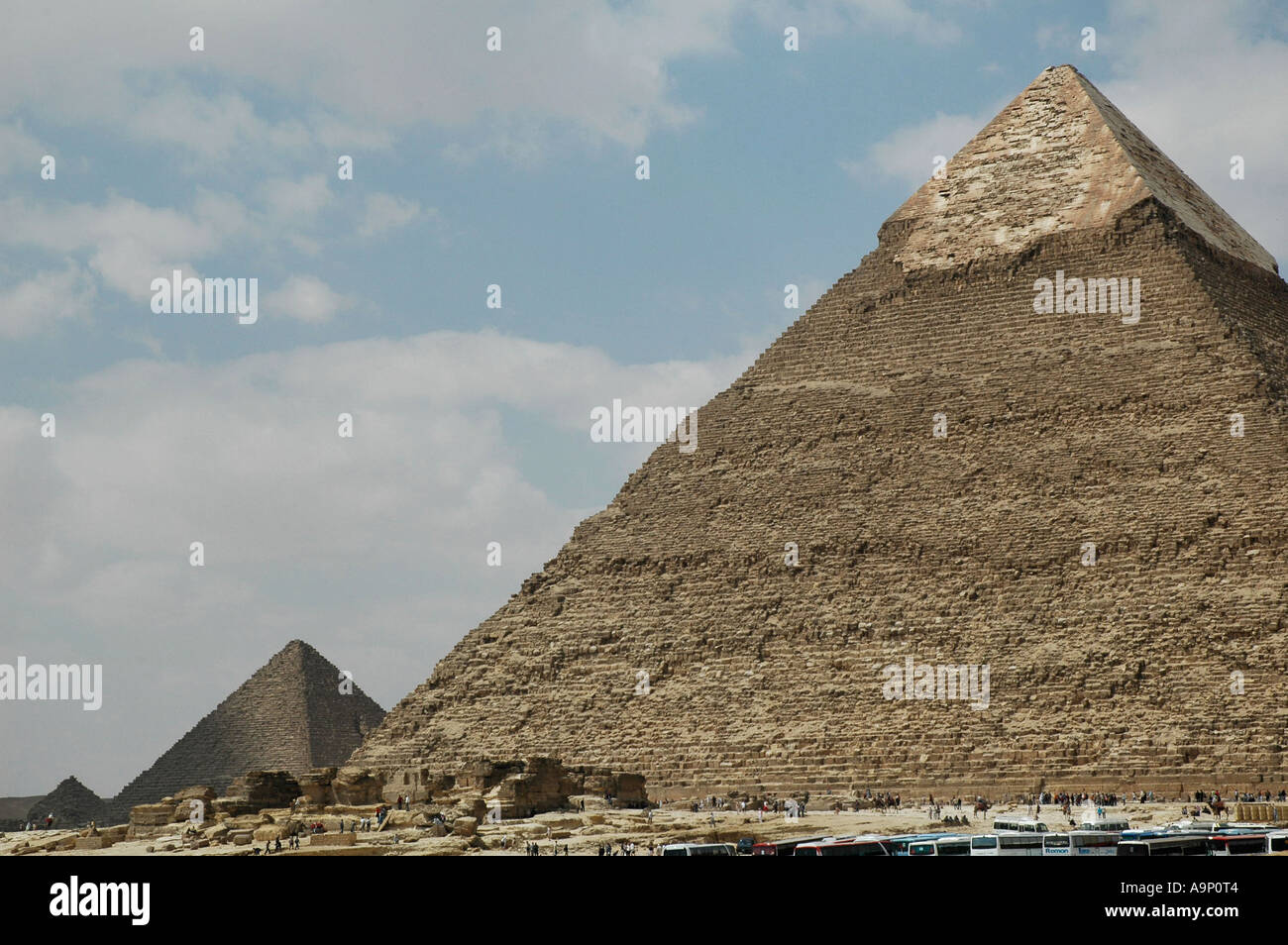The pyramids of Giza, Cairo, Egypt Stock Photo - Alamy