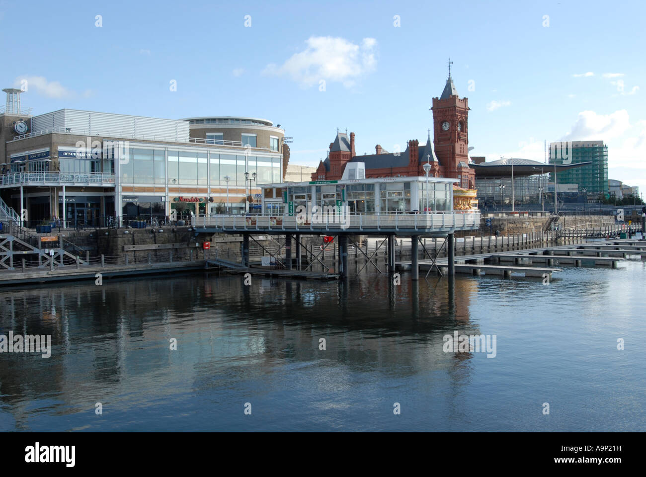Waterfront Cardiff Bay Stock Photo - Alamy