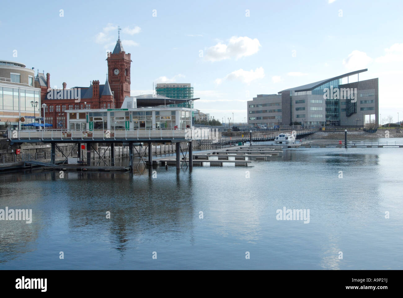 Waterfront Cardiff Bay Stock Photo - Alamy