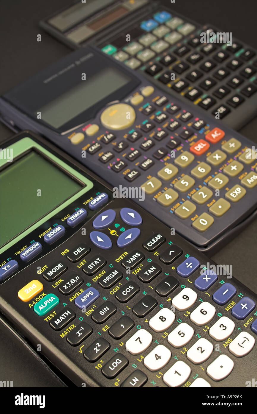Graphing calculator keypad hi-res stock photography and images - Alamy