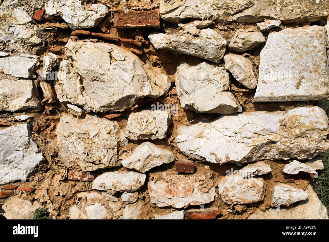 Ruined wall texture of a 18th century sanctuary Stock Photo - Alamy