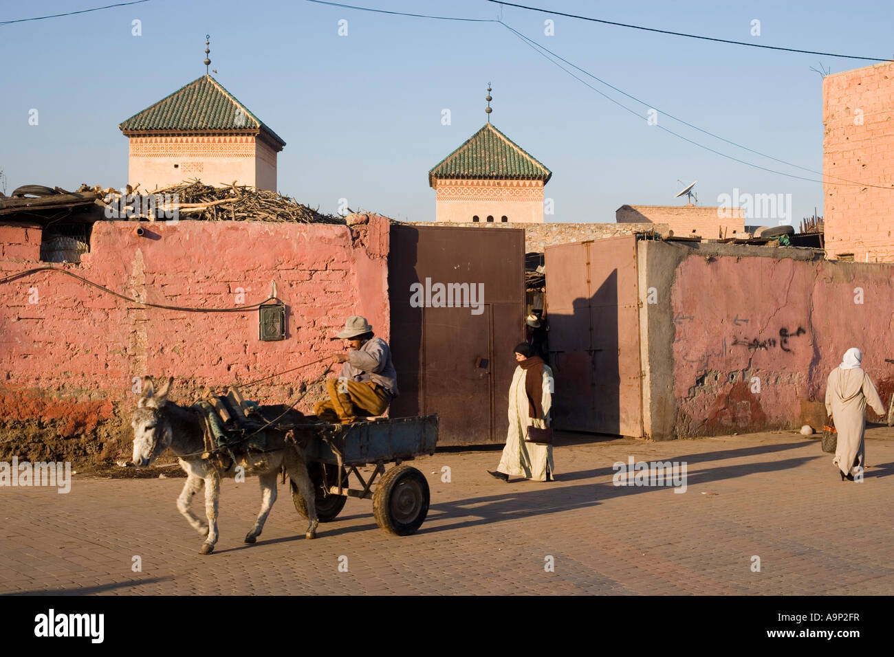 Marrakech Marrakesh medina old town Morocco Stock Photo - Alamy