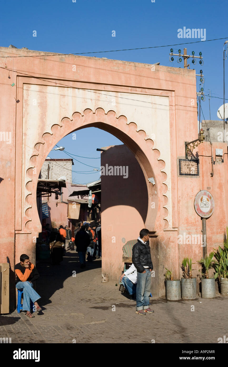 Marrakech Marrakesh medina old town Morocco Stock Photo - Alamy