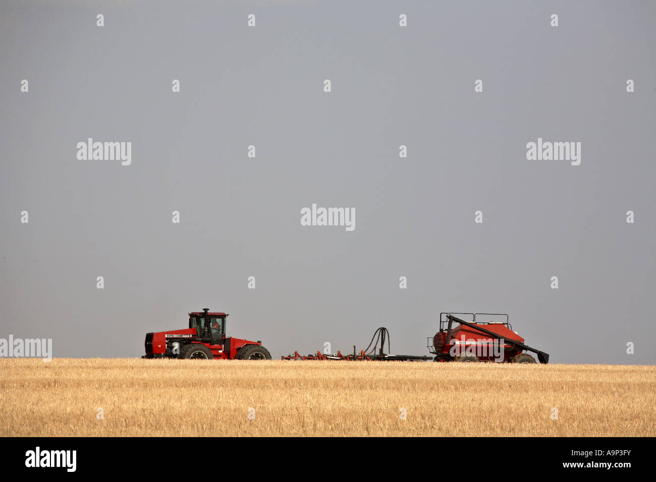Farmer at spring seeding in Saskatchewan Stock Photo - Alamy