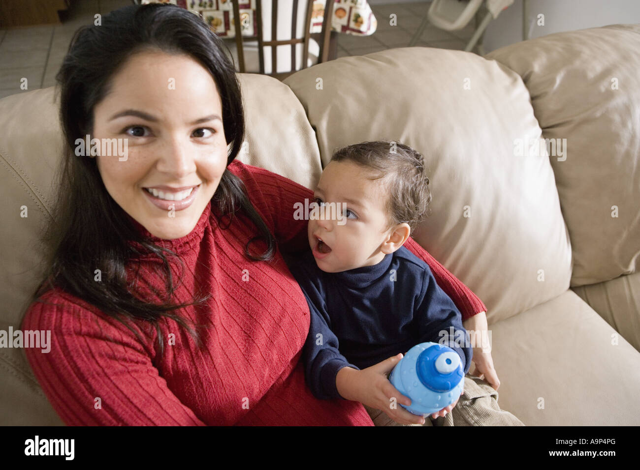 Hispanic latin mexican mom son hi-res stock photography and images - Alamy