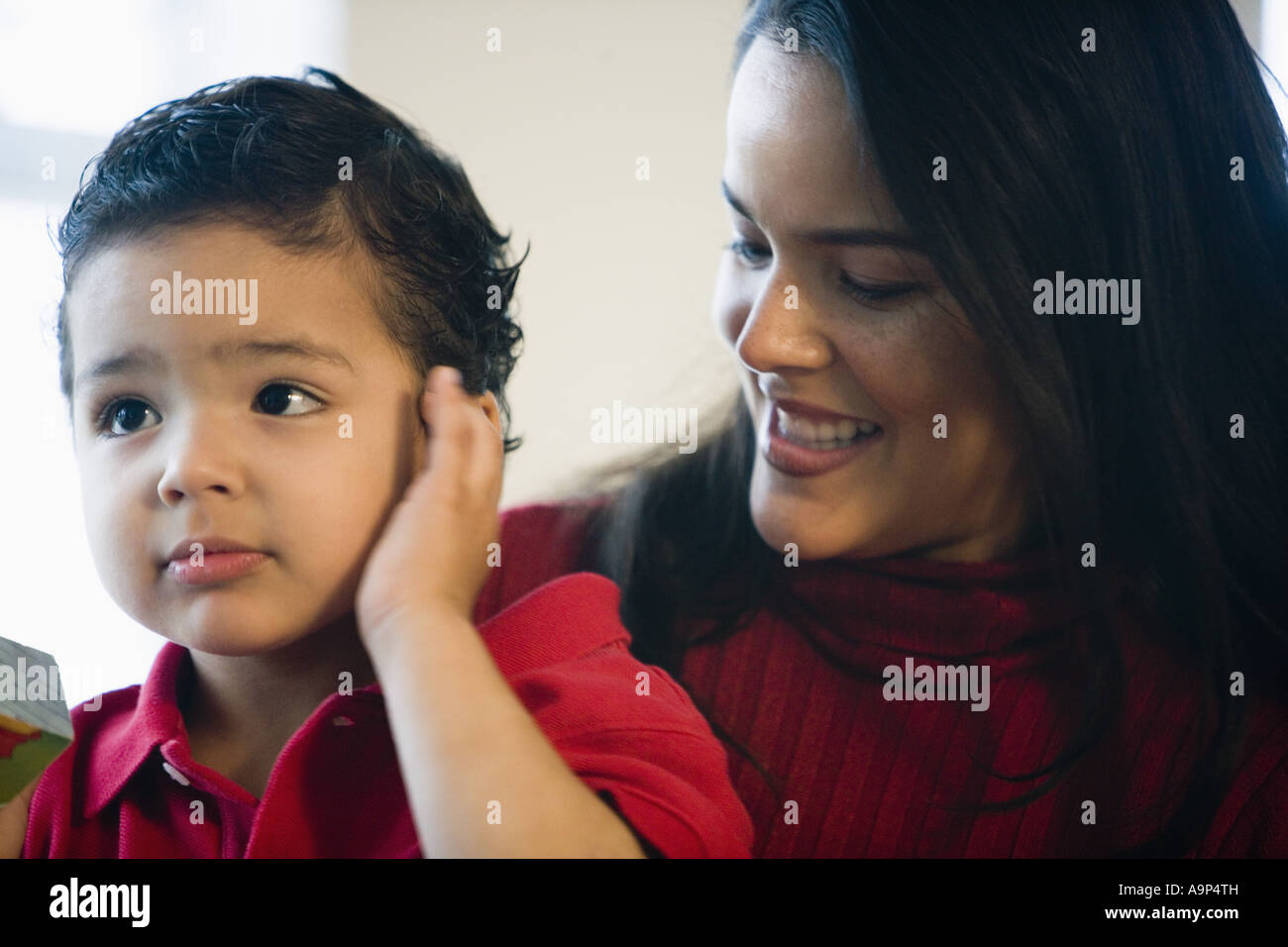 Hispanic latin mexican mom son hi-res stock photography and images - Alamy