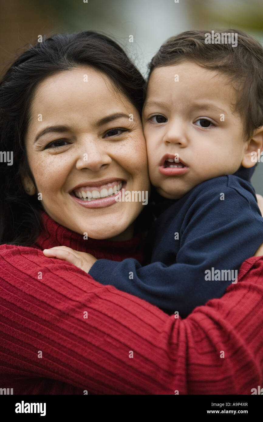Hispanic latin mexican mom son hi-res stock photography and images - Alamy