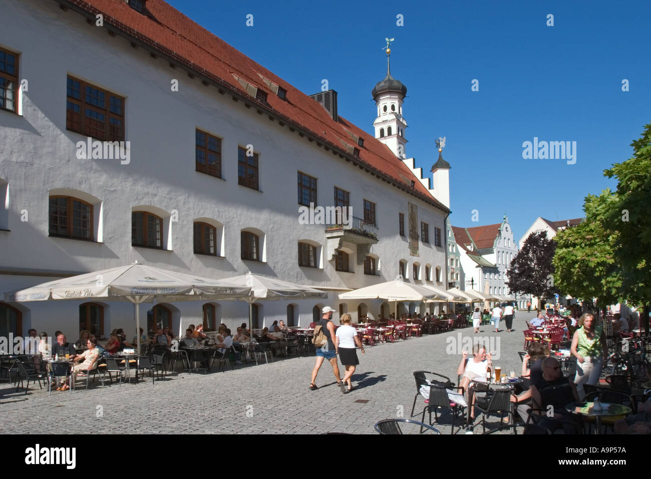 town hall in Kempten Germany Stock Photo - Alamy