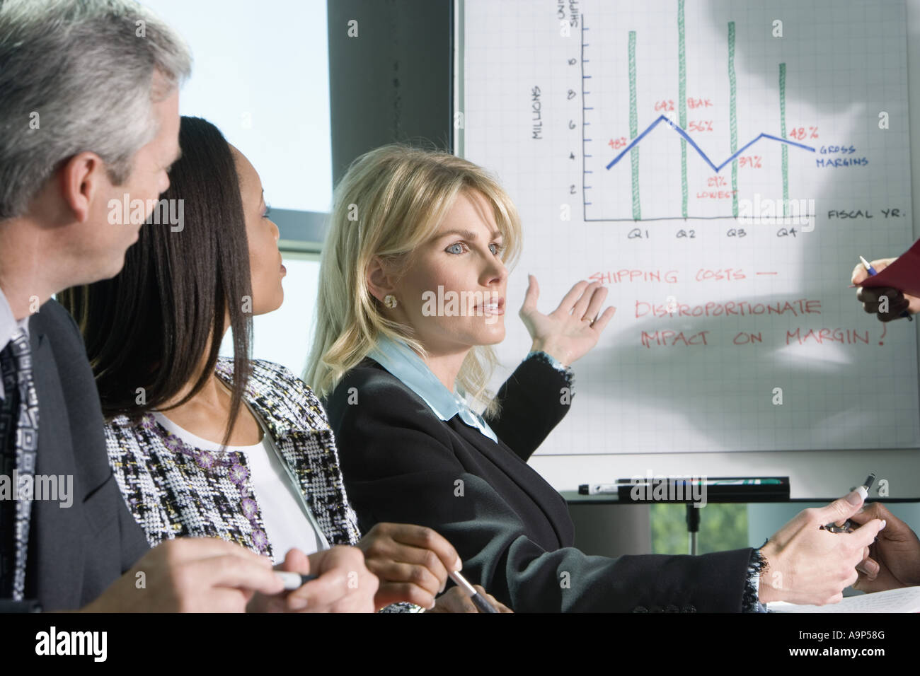 Business meeting men only present hi-res stock photography and images ...