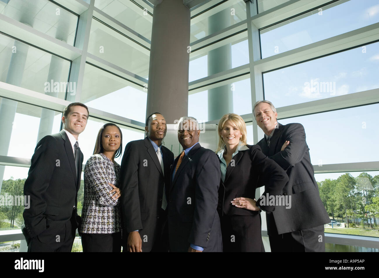 Portrait of executive team Stock Photo - Alamy