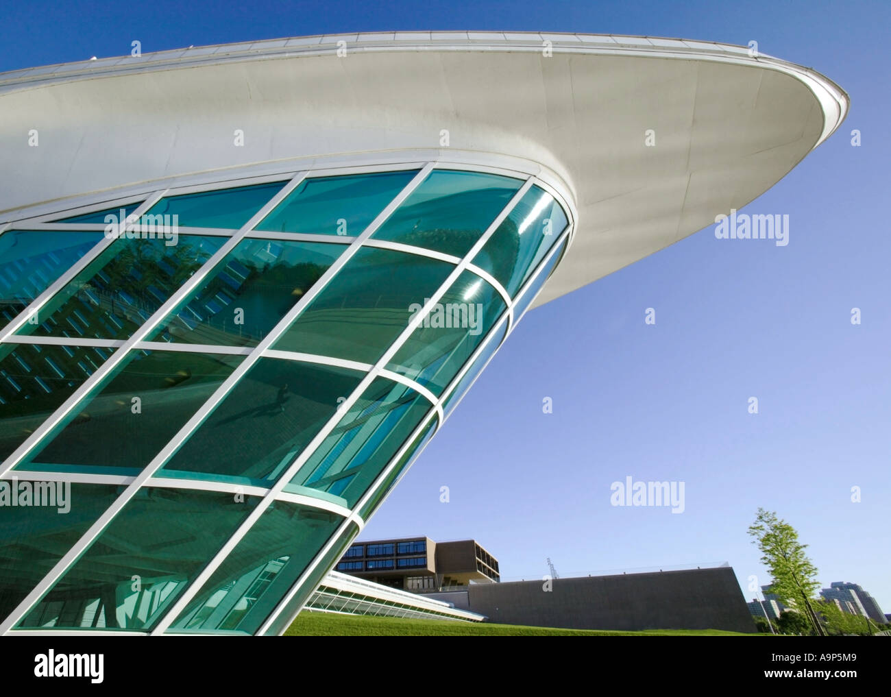 East side of the Calatrava wing of Milwaukee Art Museum Milwaukee ...