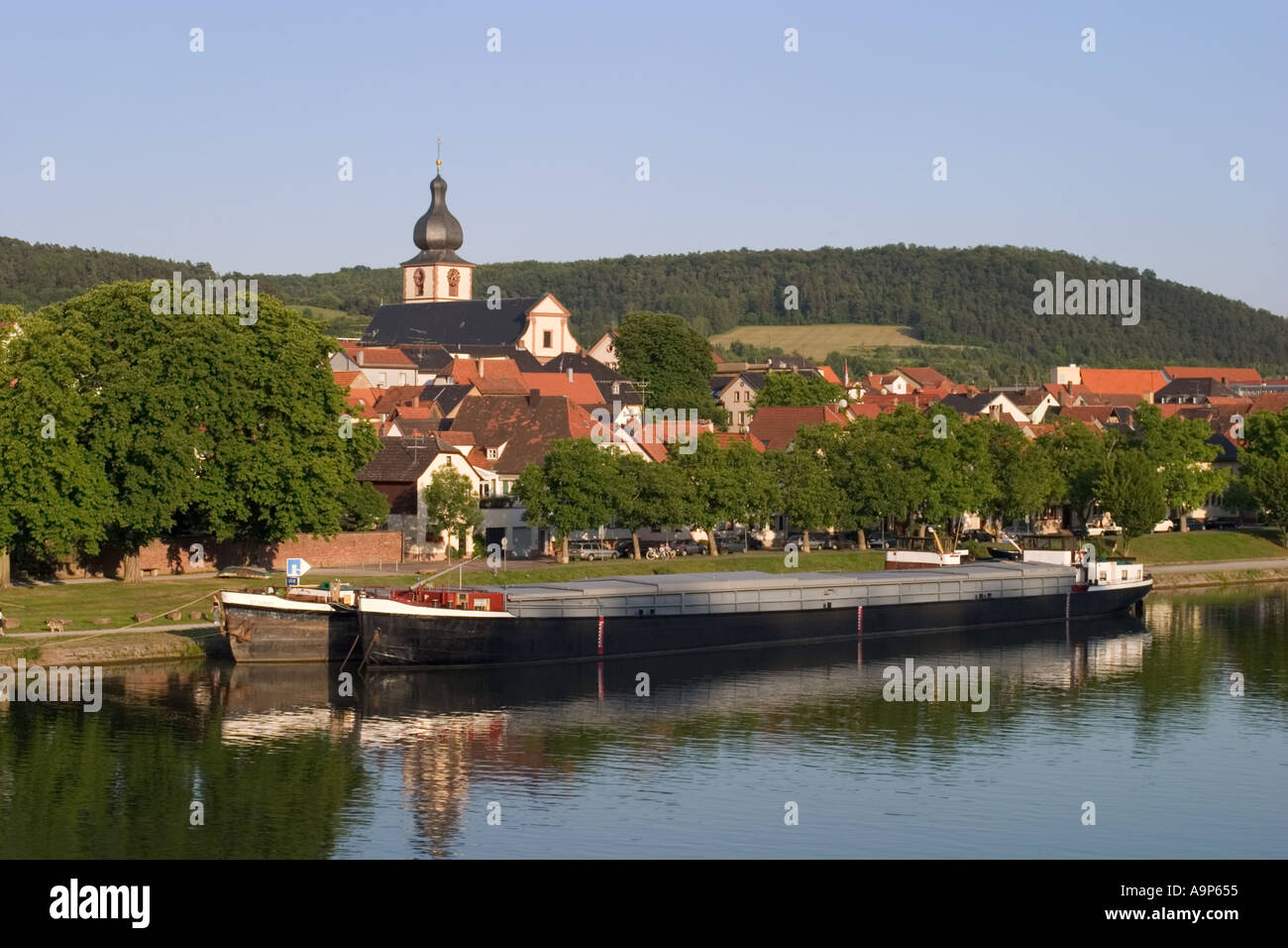 Marktheidenfeld and river Main Franconia Germany Stock Photo - Alamy