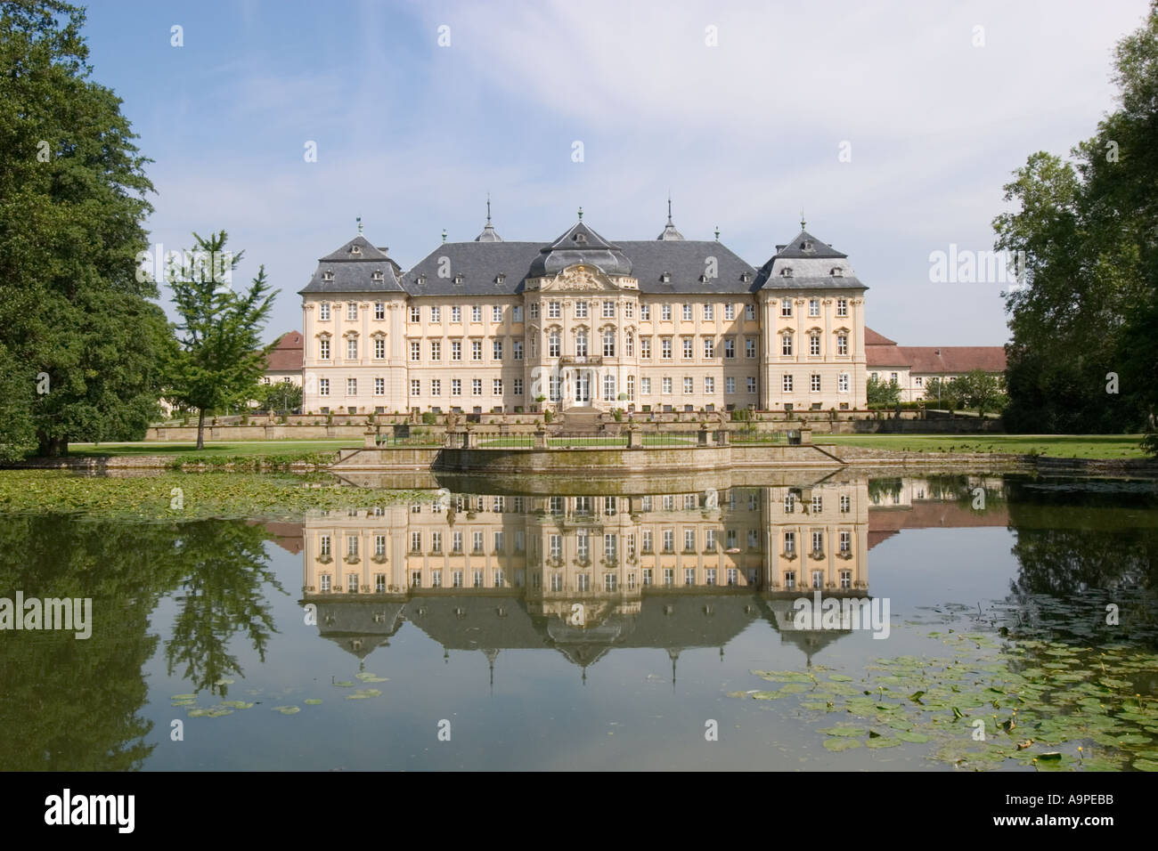 castle Werneck Franconia Germany Stock Photo - Alamy