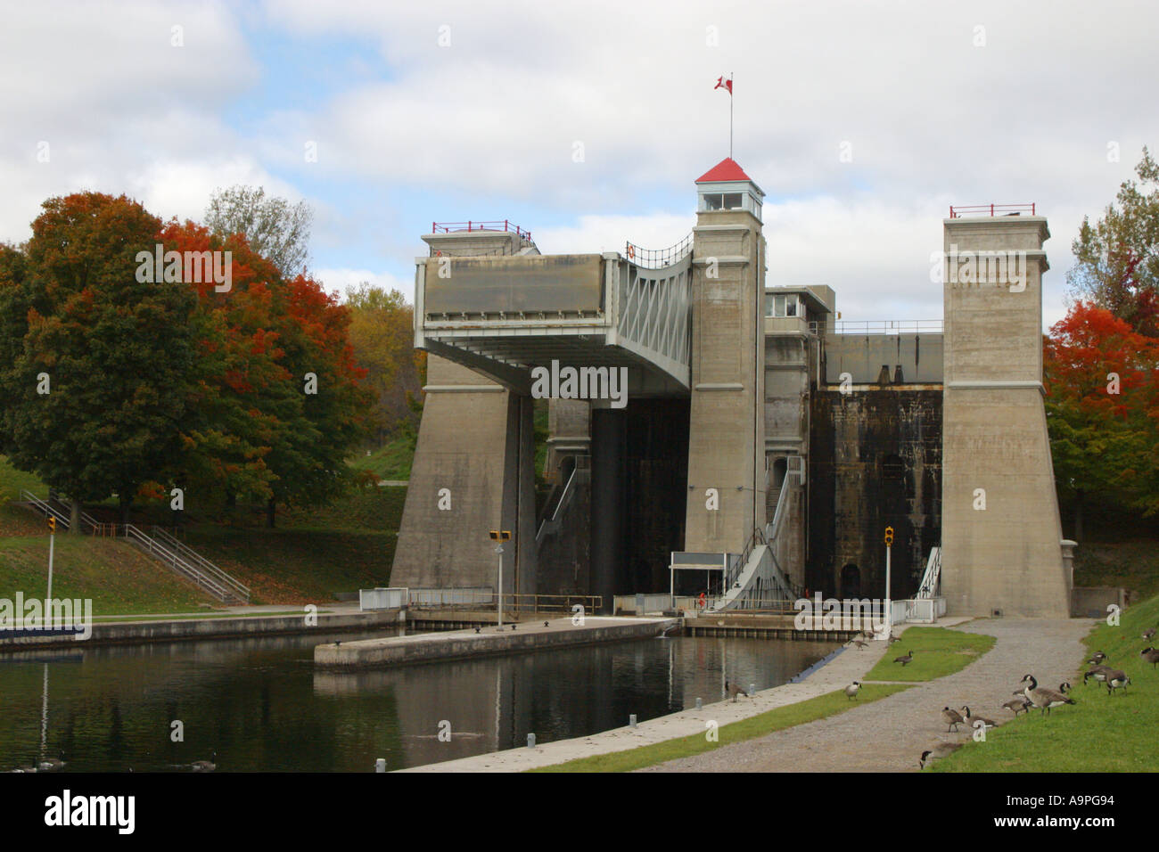 Peterborough lift lock Ontario Canada Stock Photo - Alamy