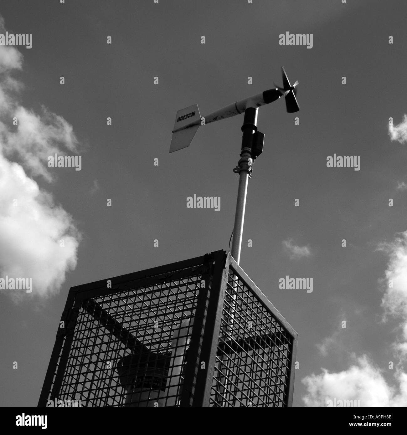 Air pollution monitor Stock Photo - Alamy