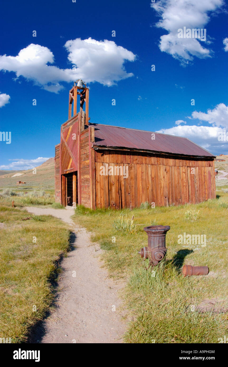 The Bodie Firehouse and fire hydrant Bodie State Historic Park National ...