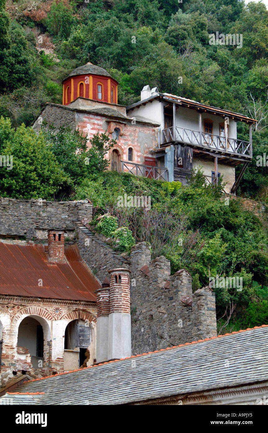 Zografos mount athos Greece Greek orthodox Christian Monastery church ...