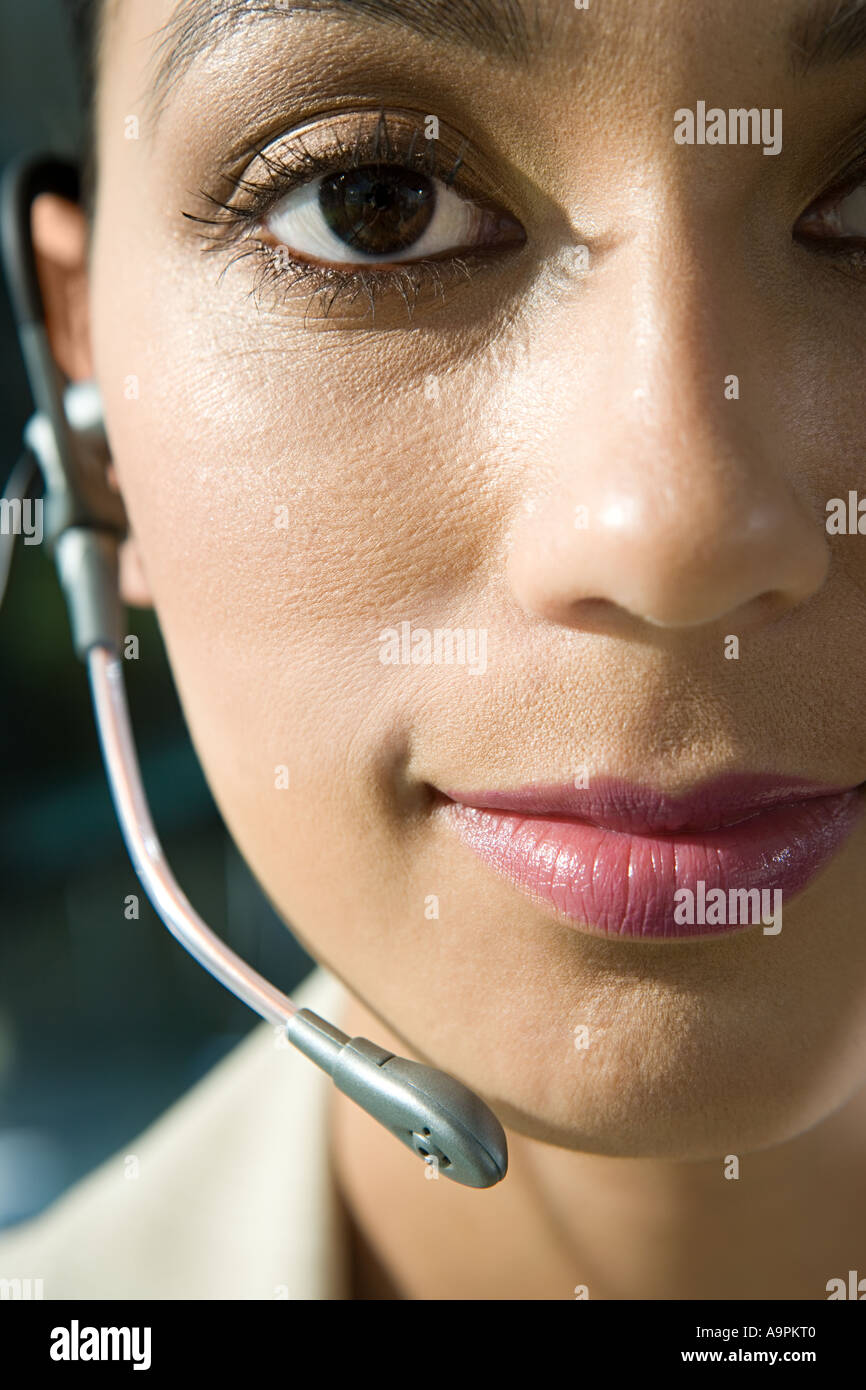 Female telephonist hi-res stock photography and images - Alamy