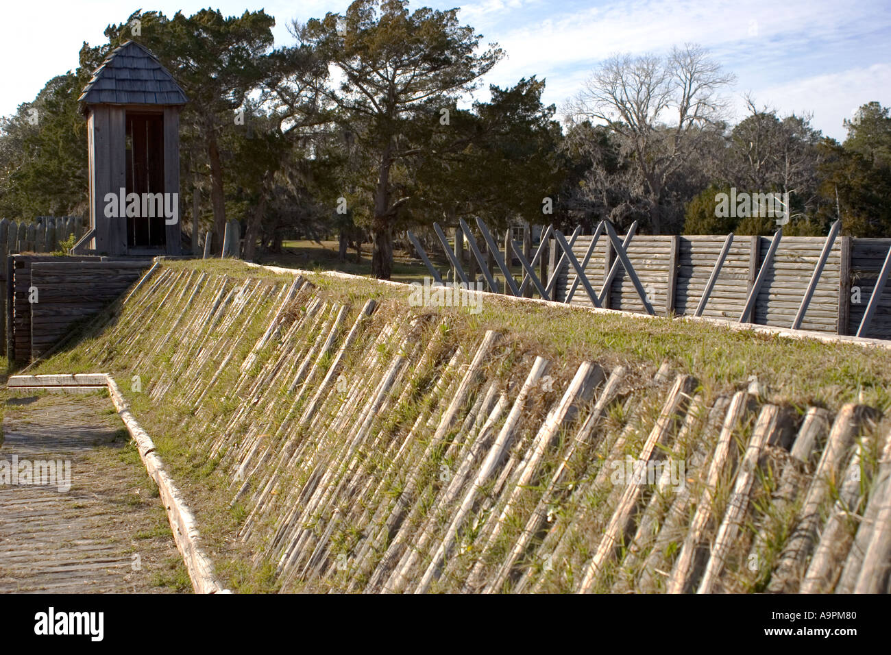 Fort King George on Coastal Georgia USA Stock Photo - Alamy
