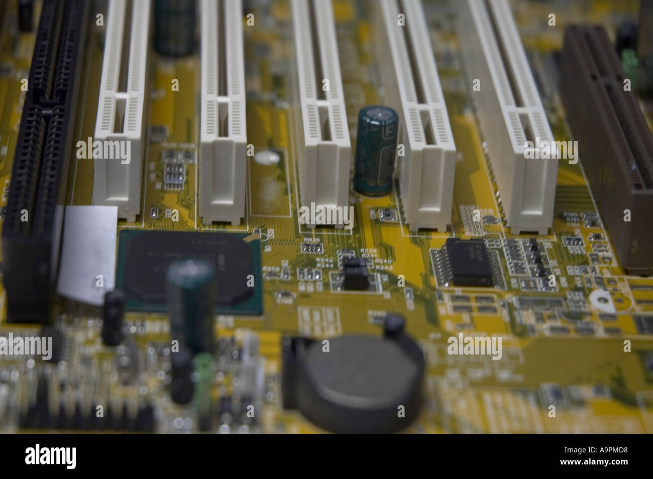 Agp pci slots on motherboard hi-res stock photography and images - Alamy