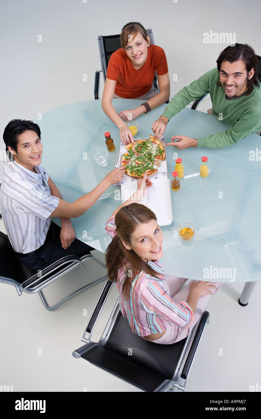 Modern office sharing food hi-res stock photography and images - Alamy