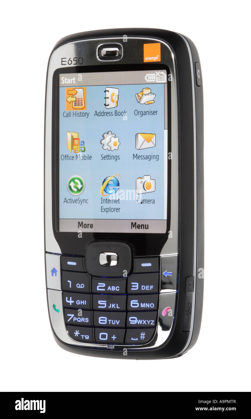 Orange SPV E650 mobile telephone cellphone Stock Photo - Alamy