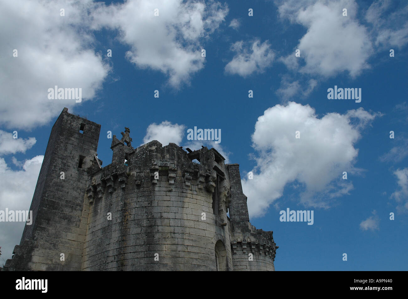 Tower of French Chateaux Stock Photo - Alamy