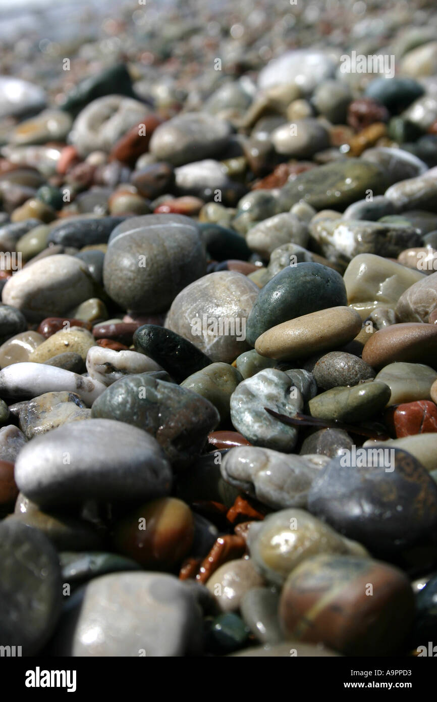 Pebbles on a beach 1 Stock Photo - Alamy